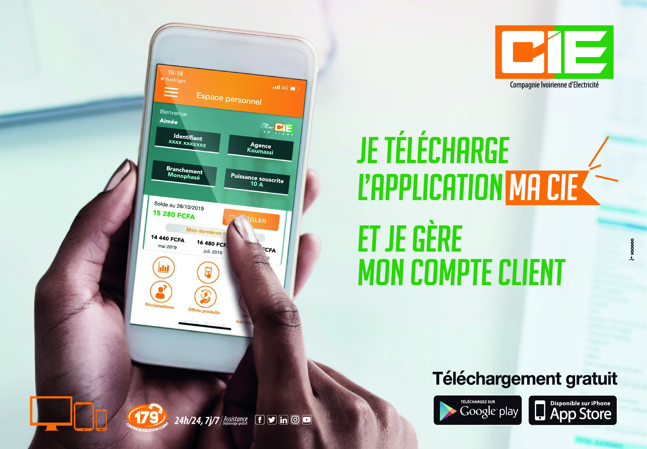 Doutes sur le paiement des factures : Comment contacter la CIE ...